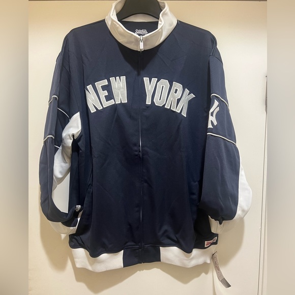 Stitches | Jackets & Coats | New York Yankees Blue Color Track Jacket ...